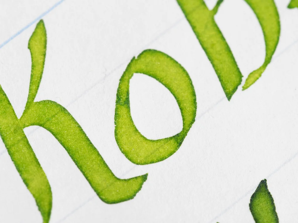 Kobe No. 43 University Town Fresh Green: Ink Review — The Pen Addict