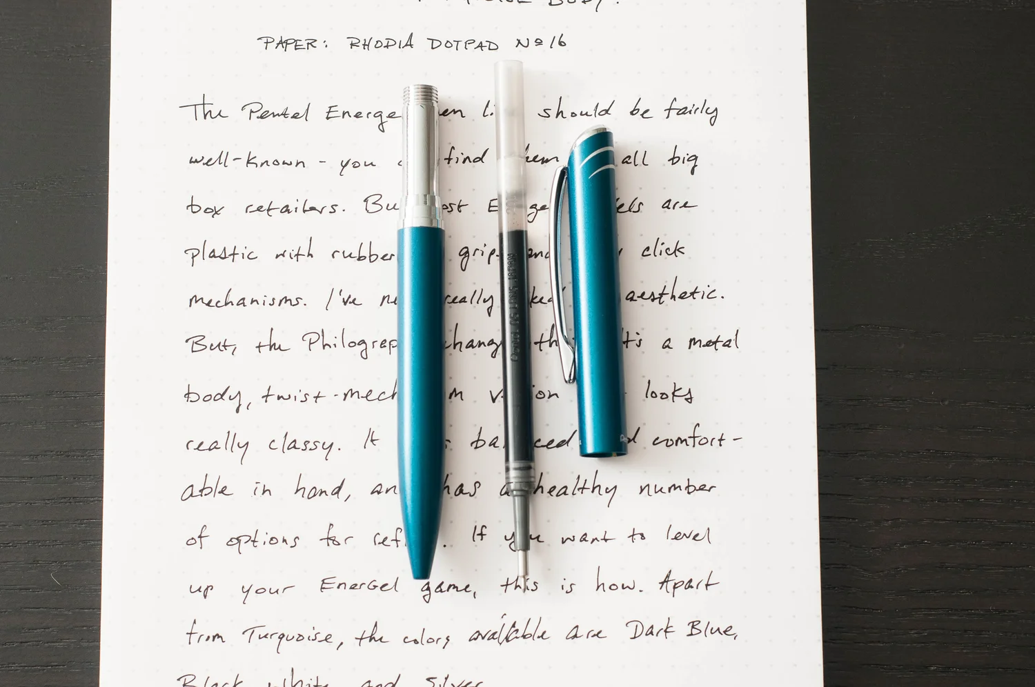 Pentel EnerGel Philography Pen Review — The Pen Addict