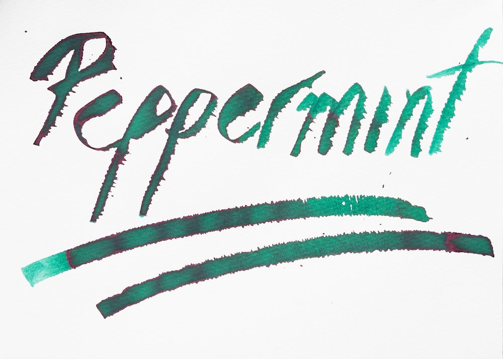 Robert Oster Signature Ink Review: Peppermint — The Pen Addict