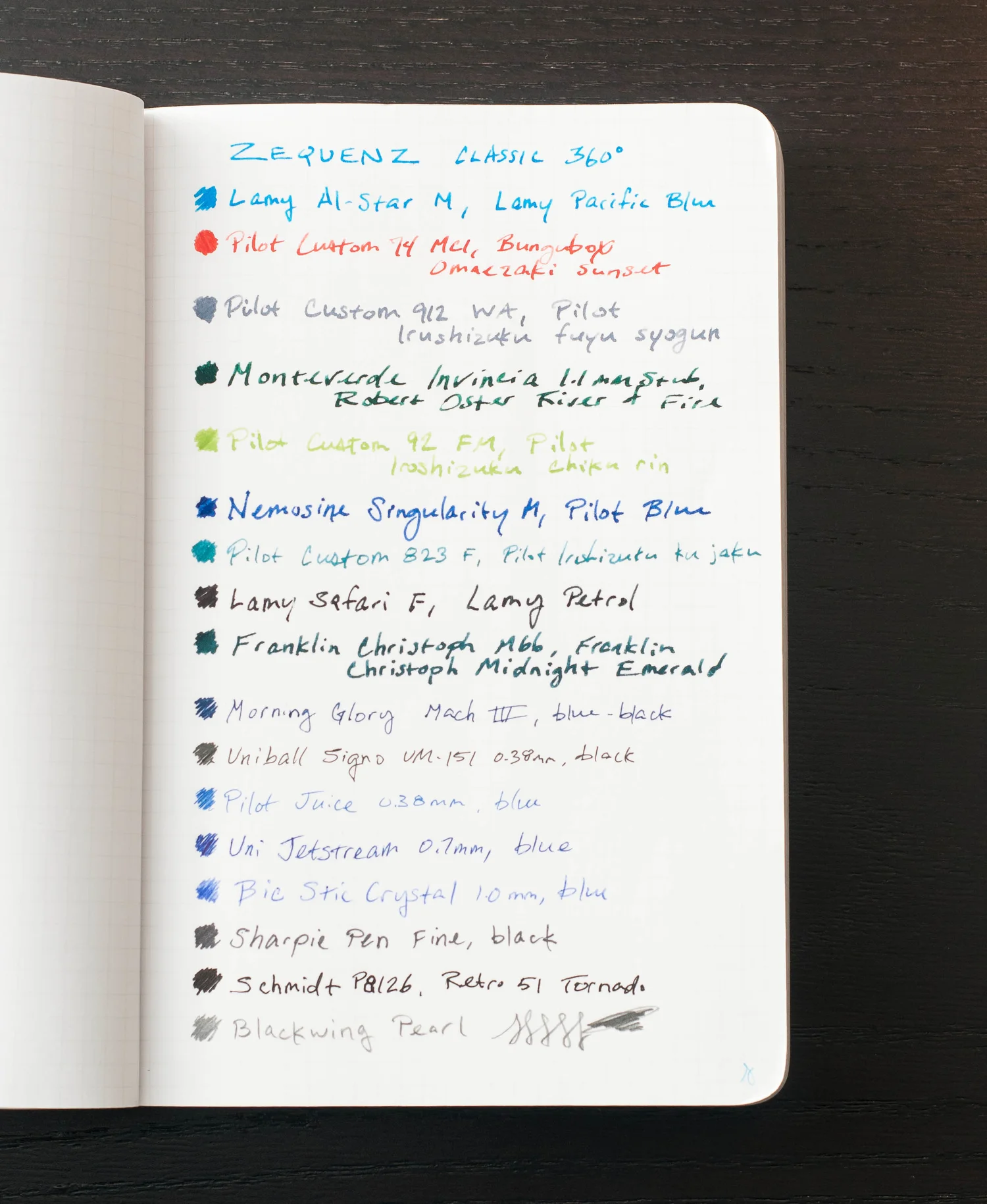 Zequenz Classic 360 Notebook Review — The Pen Addict