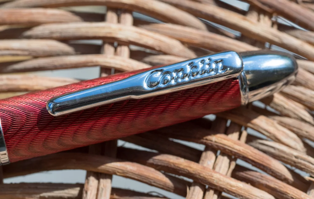 Conklin Herringbone Burgundy Fountain Pen: A Review — The Pen Addict