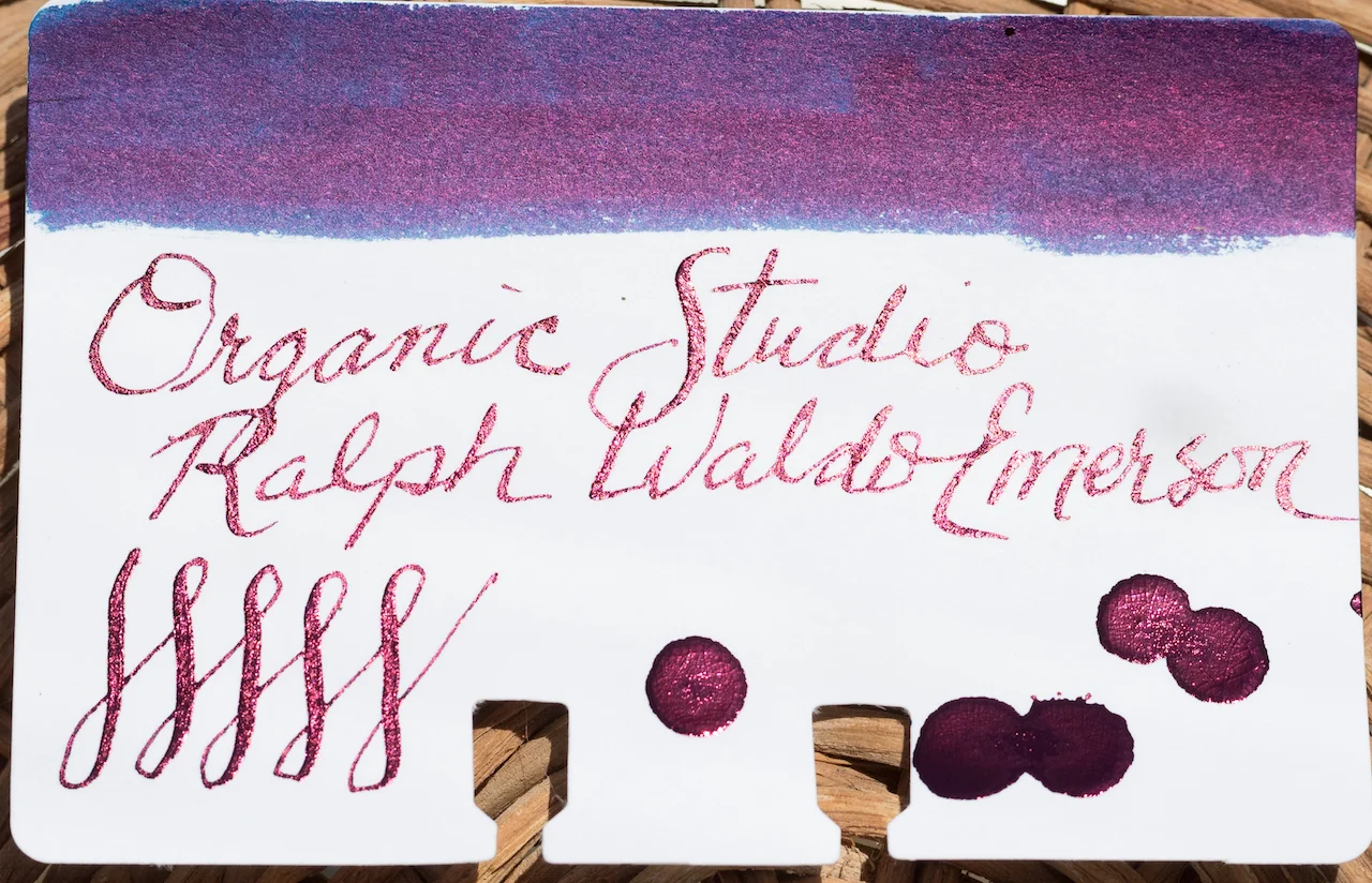 Organics Studio Ralph Waldo Emerson Twilight Blue Ink Review — The Pen ...