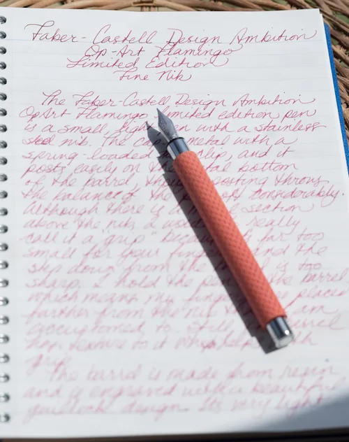 Faber-Castell Design Ambition Op-Art Flamingo Limited Edition Fountain ...