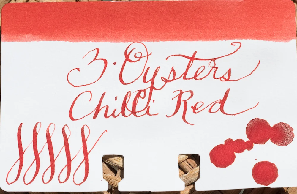 3 Oysters Ink Delicious Blue and Delicious Chilli Red: A Review — The ...