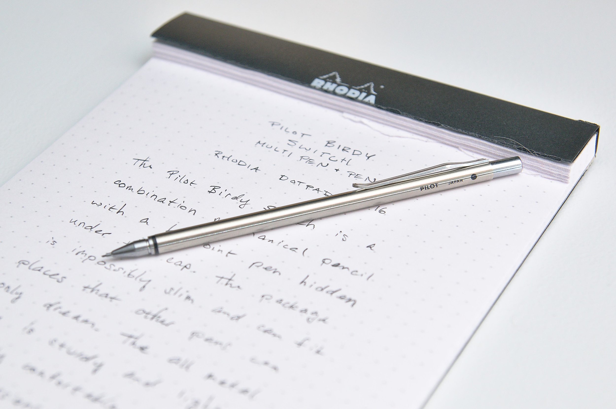 Pilot Birdy Switch Multi Pen(cil) Review — The Pen Addict