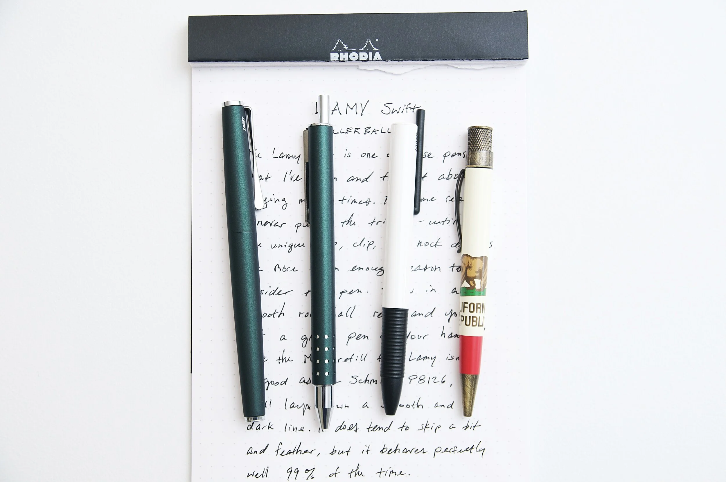 Lamy Swift Rollerball Racing Green Review — The Pen Addict