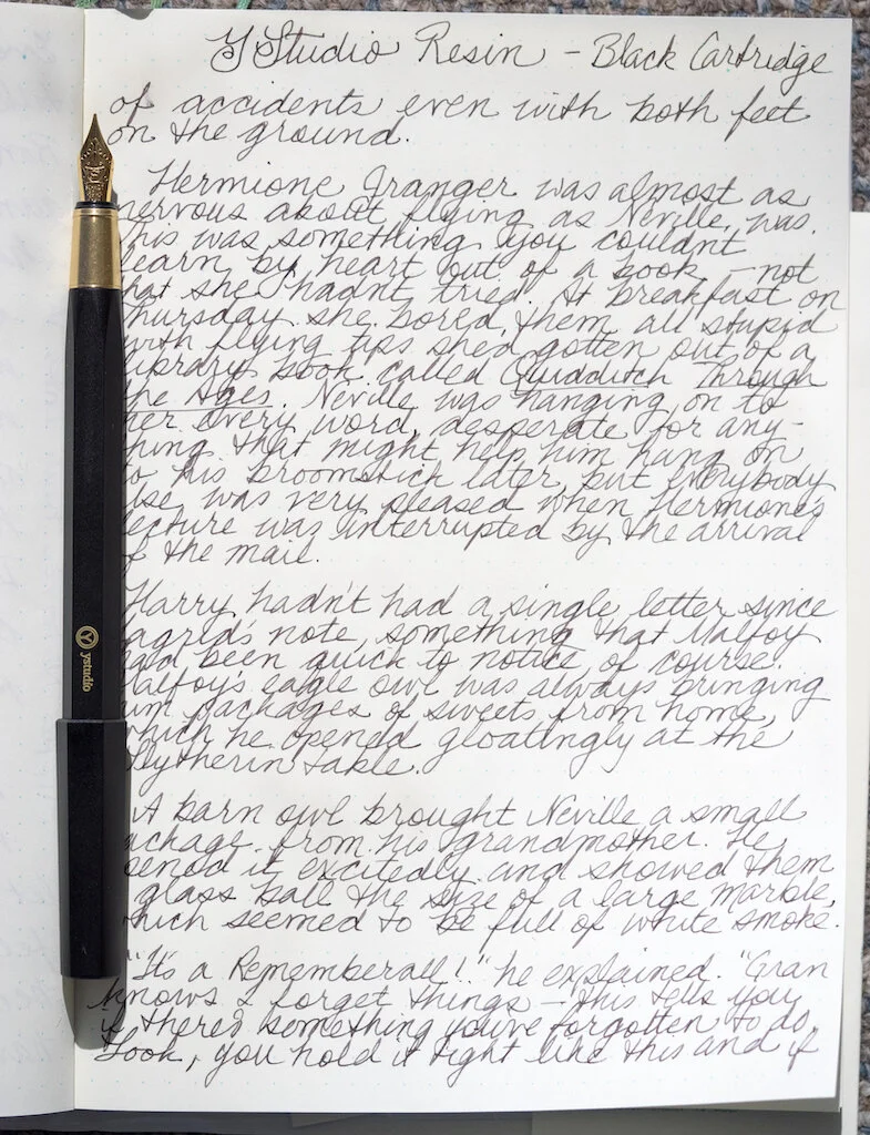 Ystudio Resin Fountain Pen in Black: A Review — The Pen Addict