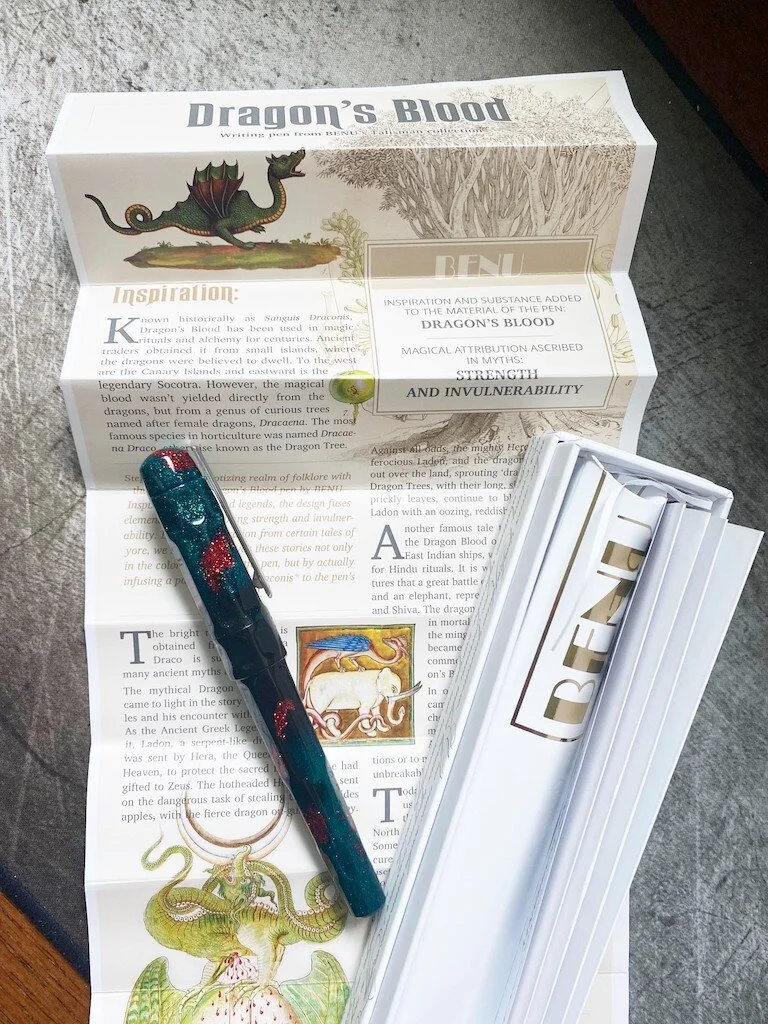BENU Talisman Dragon's Blood Fountain Pen Review — The Pen Addict