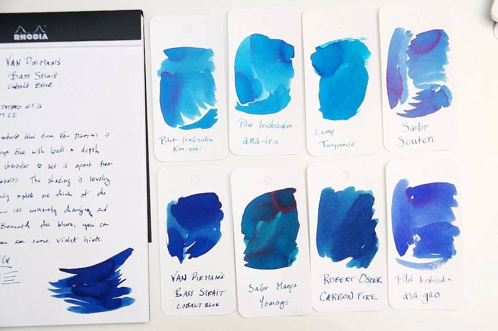 Van Dieman's Bass Strait Cobalt Blue Ink Review — The Pen Addict