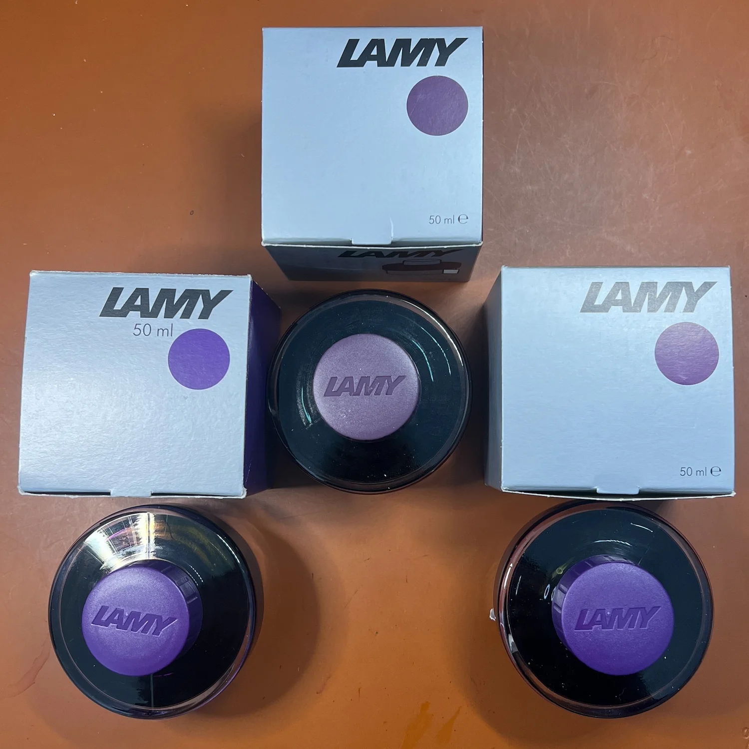 Lamy Dark Lilac 2024 vs The Original Lamy Dark Lilac 2016 — The Pen Addict