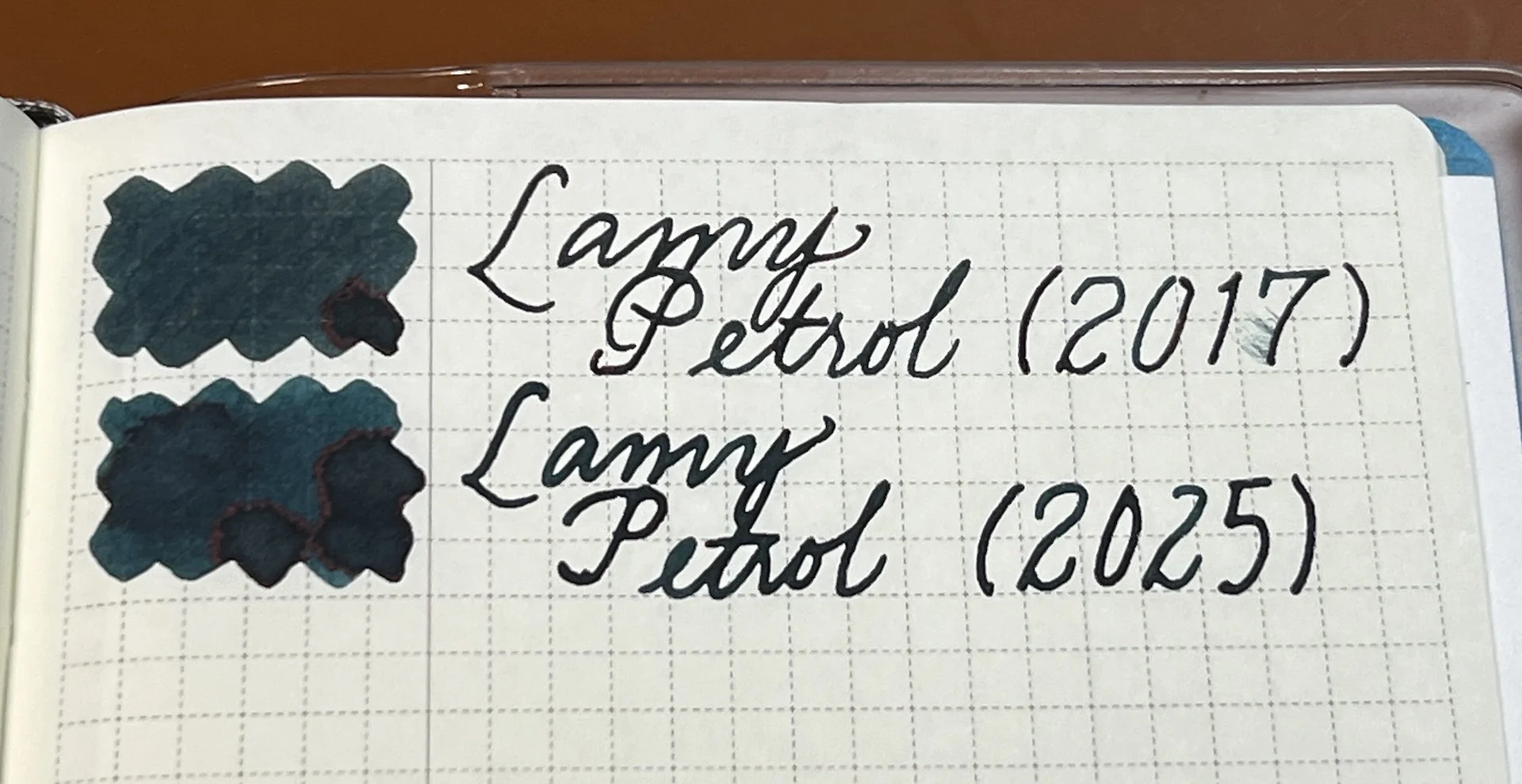 LAMY Petrol 2025 vs the OG 2017, and LAMY Sepia too! — The Pen Addict