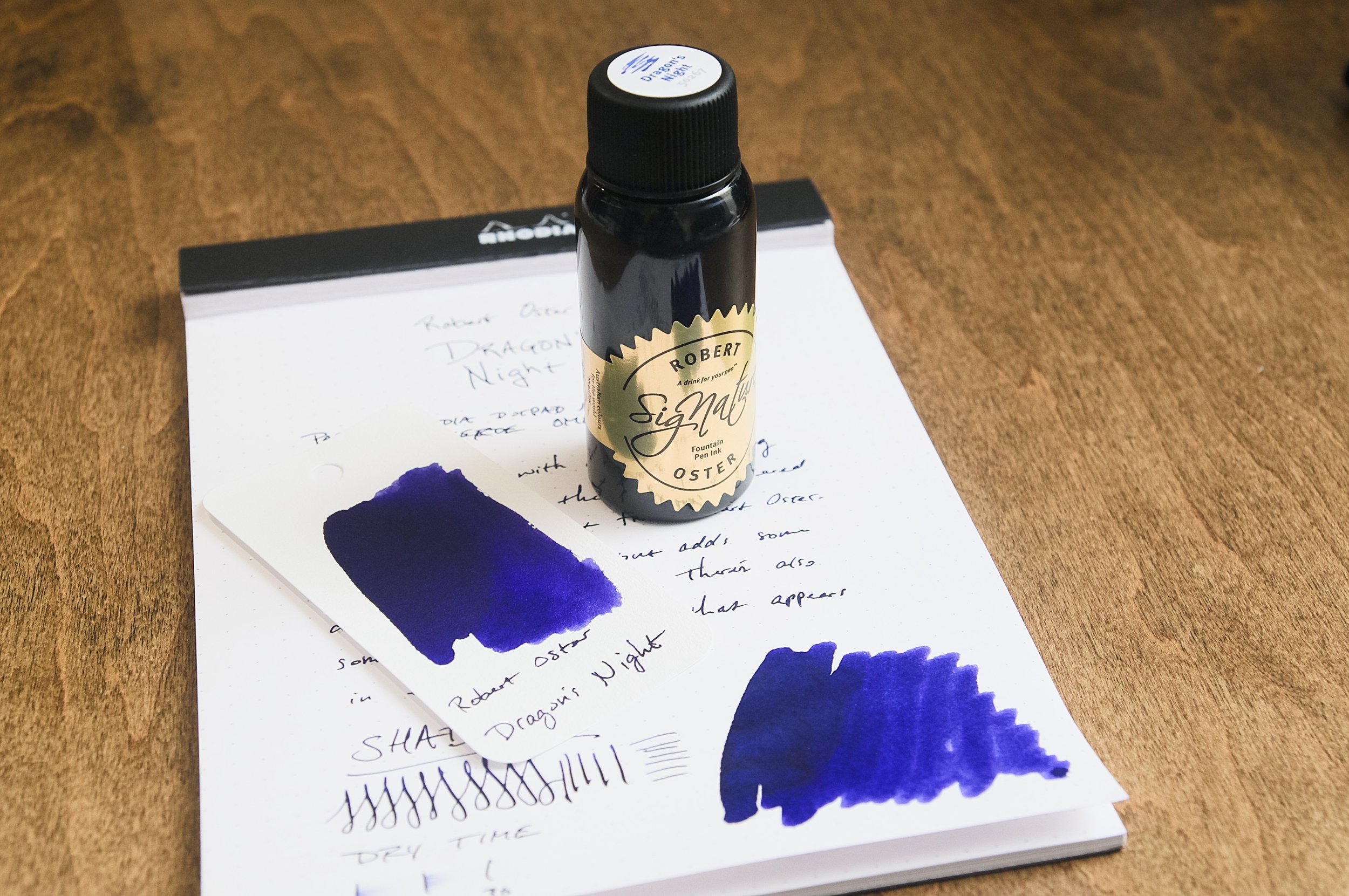 Robert Oster Dragon's Night Ink Review — The Pen Addict