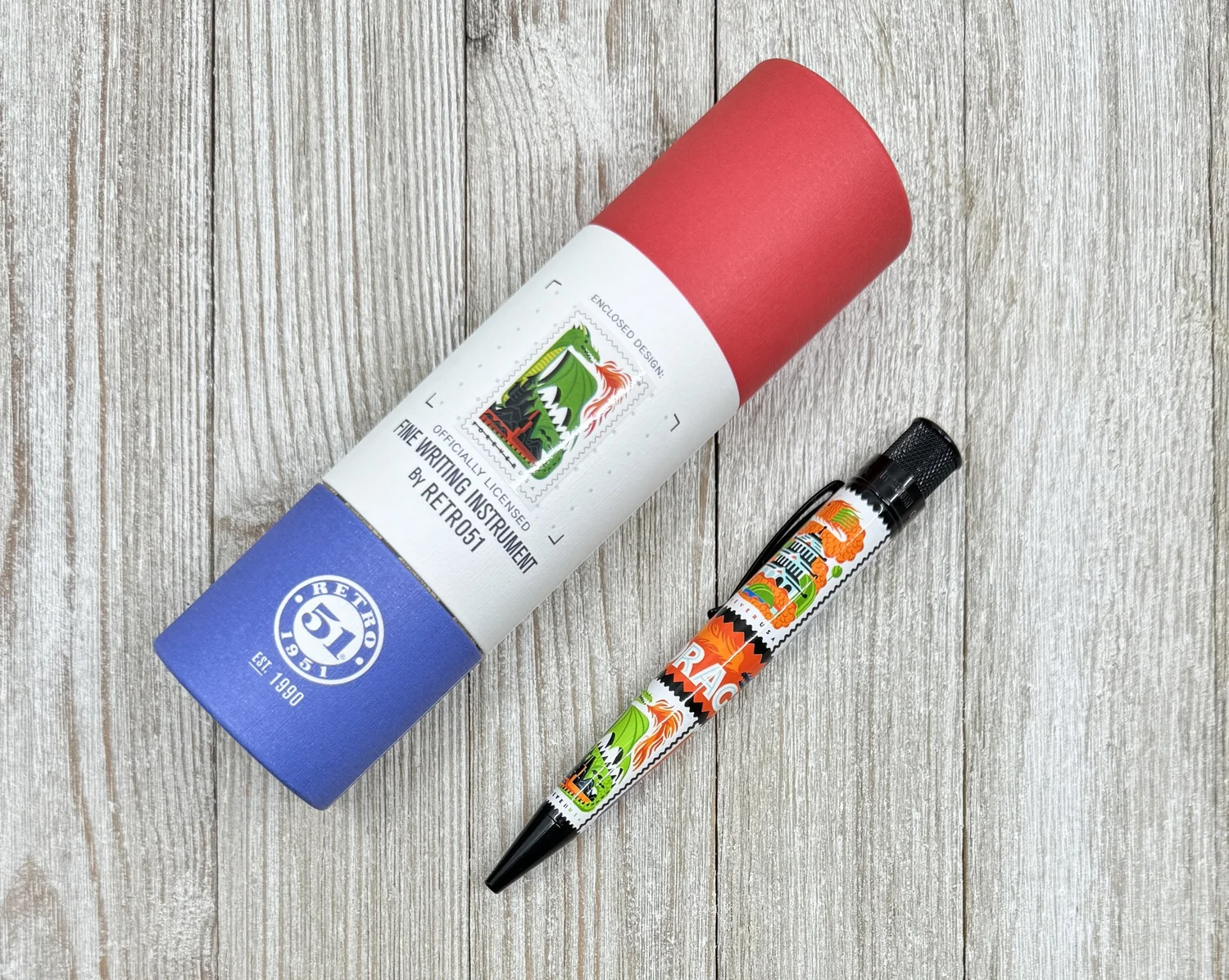 Retro 51 Tornado Big Shot USPS Dragons Stamps Review — The Pen Addict