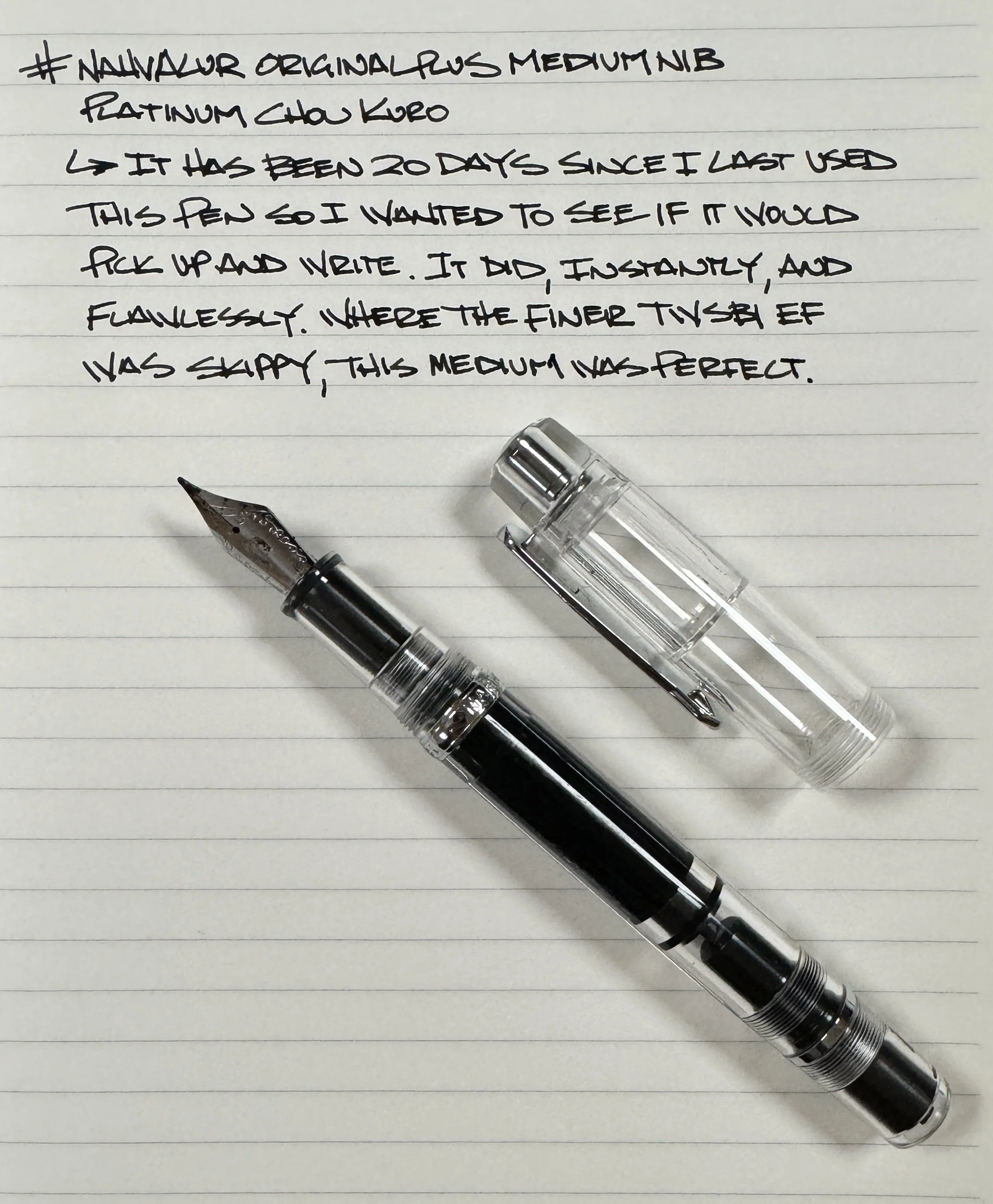 Platinum Chou Kuro Black Ink Review — The Pen Addict