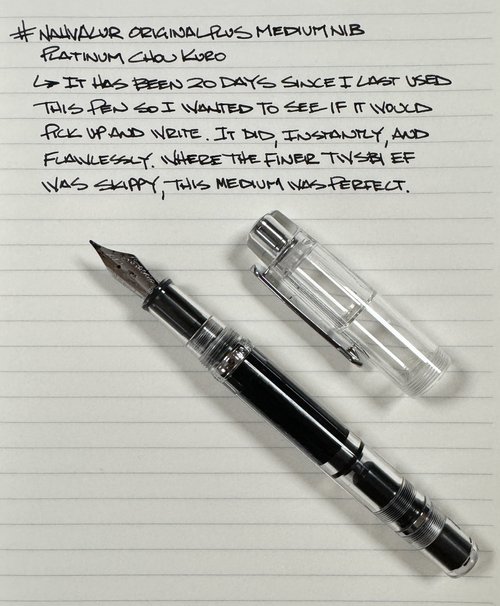 Platinum Chou Kuro Black Ink Review — The Pen Addict