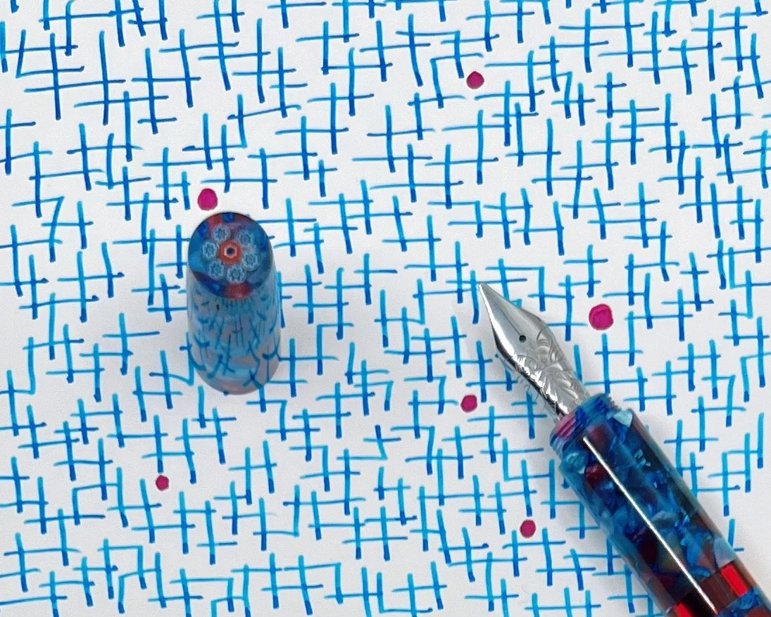 Yoseka Ceramics Ink Ming Kong Que Blue Ink Review — The Pen Addict