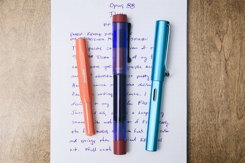 Opus 88 Demo 2022 Color of the Year Fountain Pen Review — The Pen Addict
