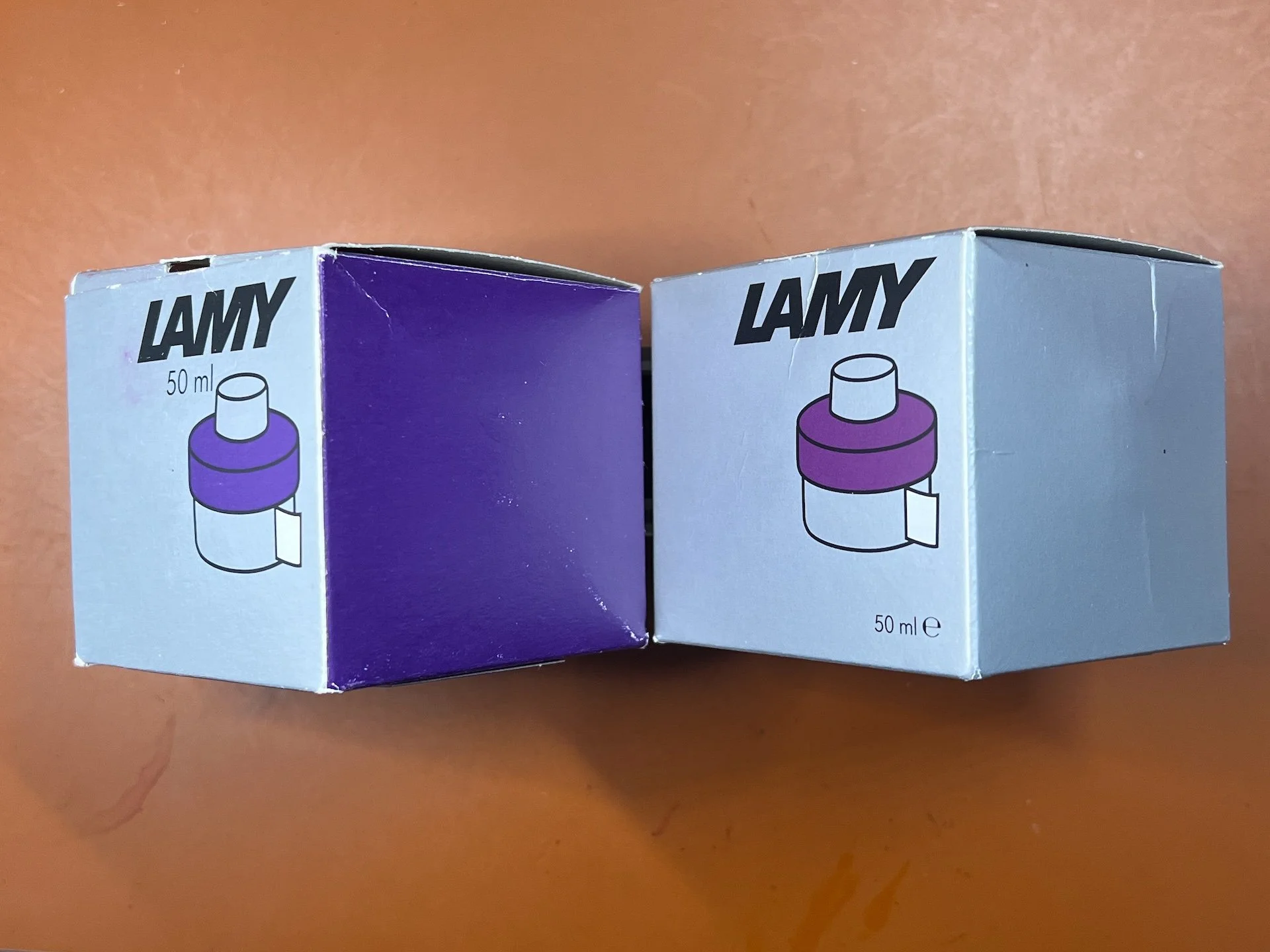 Lamy Dark Lilac 2024 vs The Original Lamy Dark Lilac 2016 — The Pen Addict