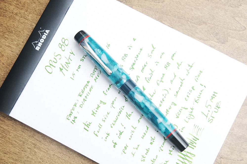 Opus 88 Minty Fountain Pen Review — The Pen Addict