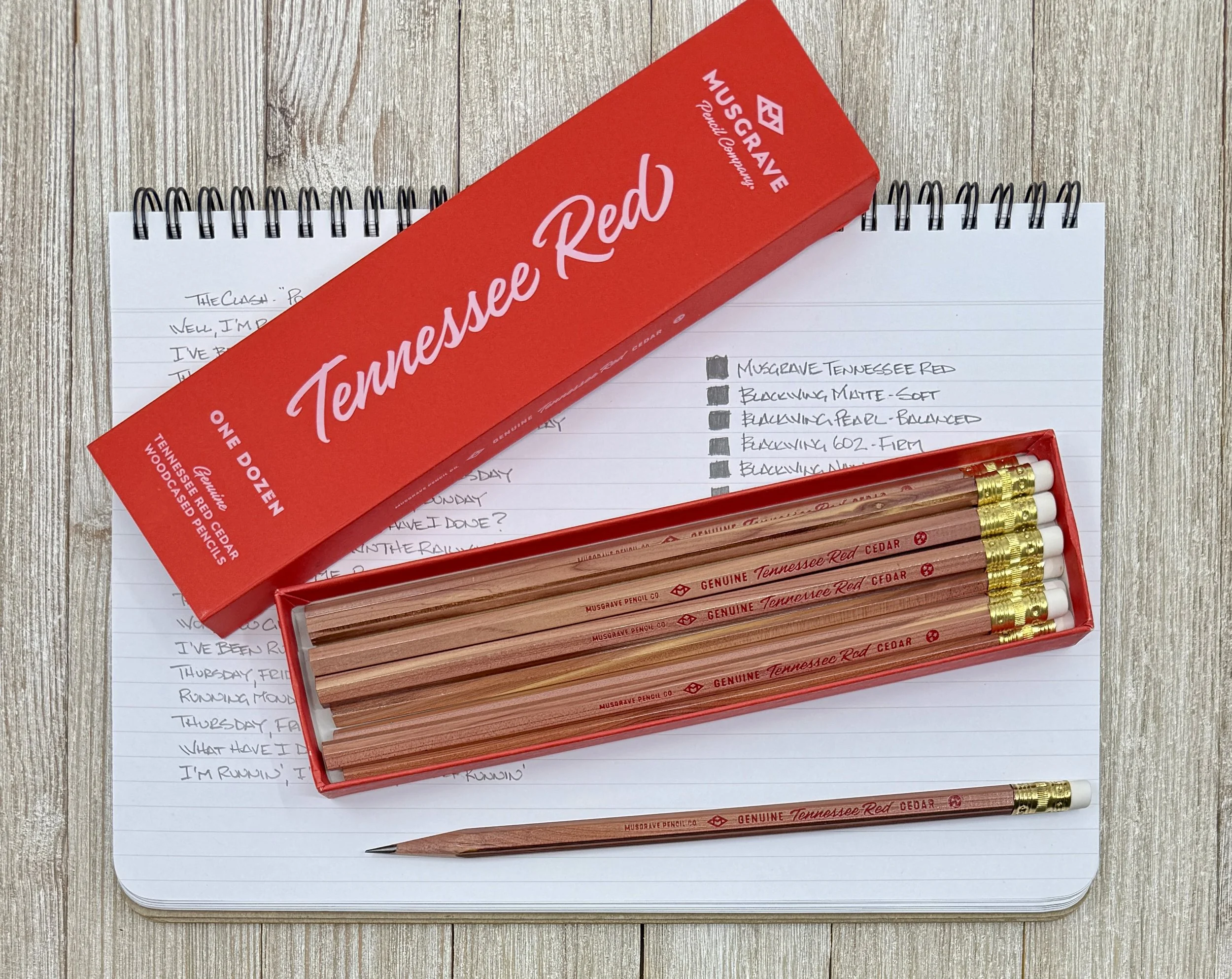 Musgrave Pencil Co. Tennessee Red Review — The Pen Addict