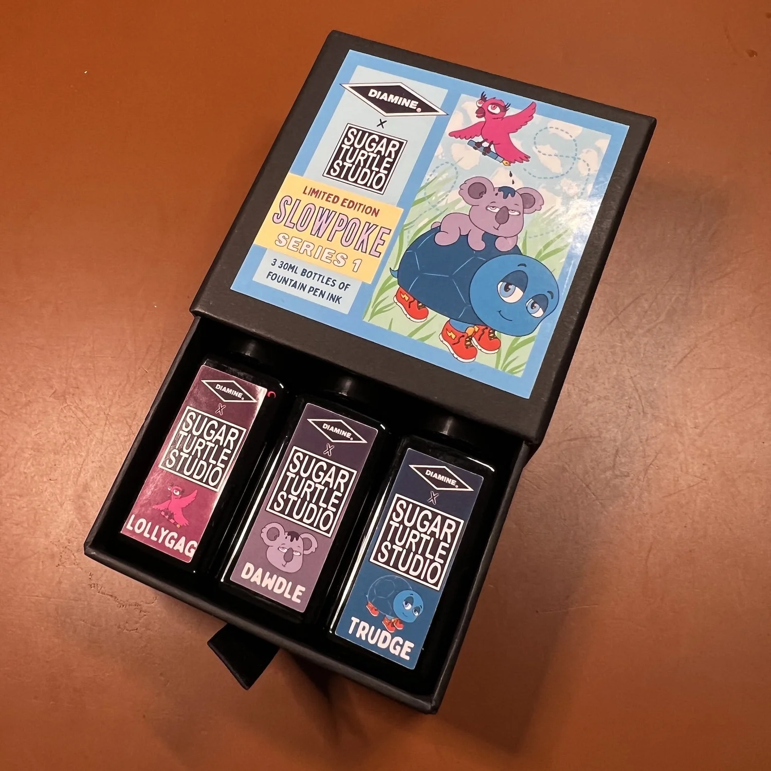 Diamine x Sugar Turtle Studio, Slowpoke Series 1 — The Pen Addict