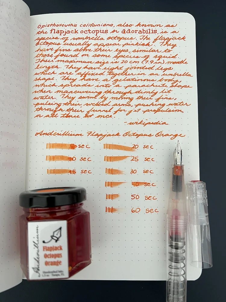 Anderillium Cephalopod Ink Review. Yes, All of Them. — The Pen Addict
