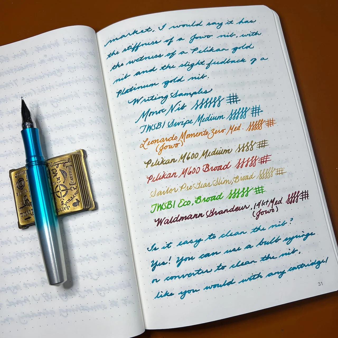 Monoc Monoc: Schon DSGN Monoc Nib Review — The Pen Addict