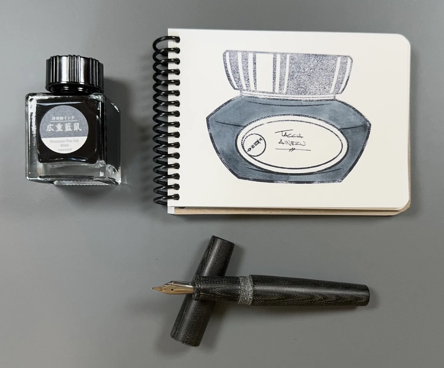 Taccia Hiroshige Ainezu Fountain Pen Ink Review — The Pen Addict