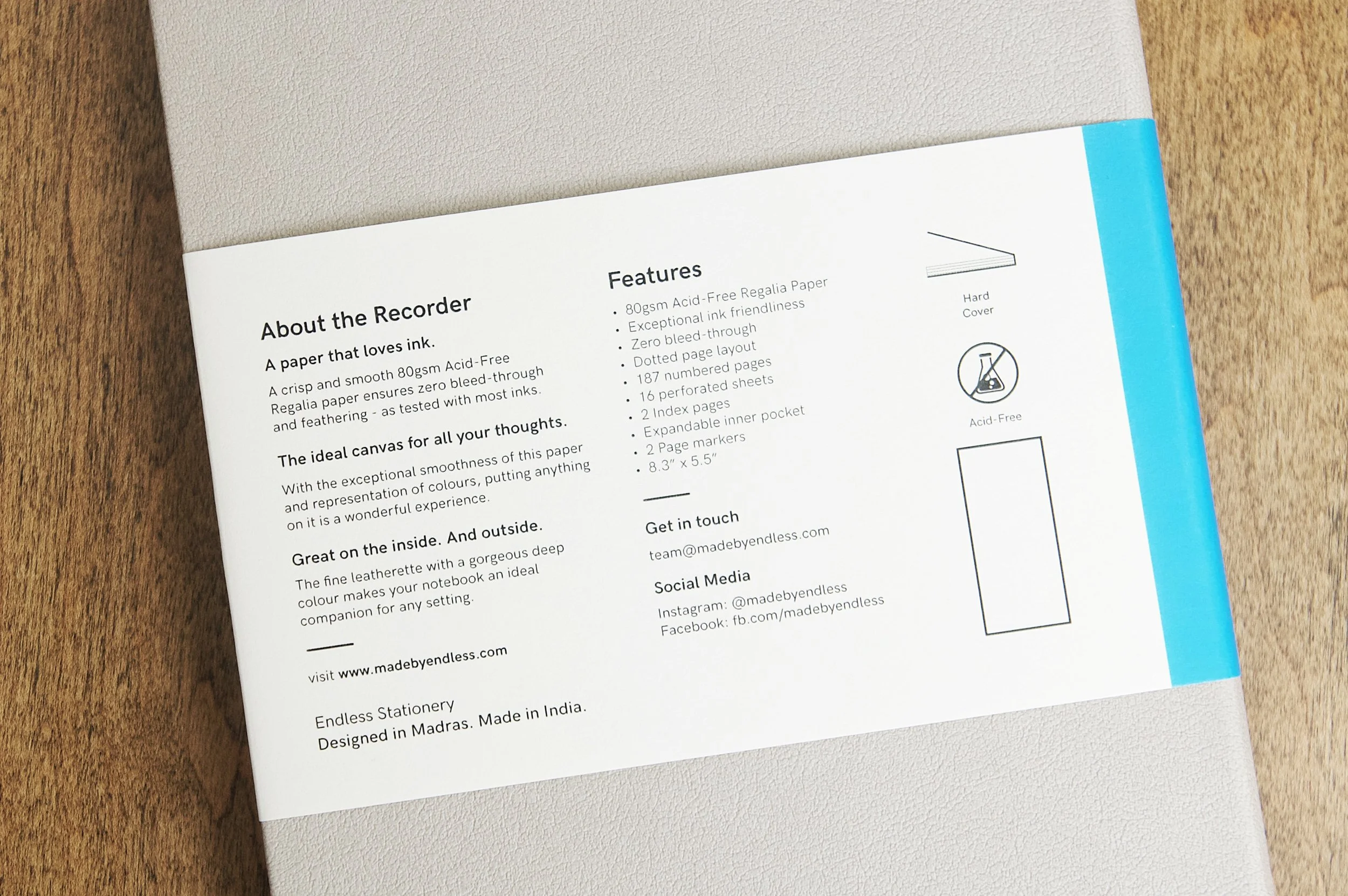 Endless Recorder A5 Notebook Regalia Paper Review — The Pen Addict