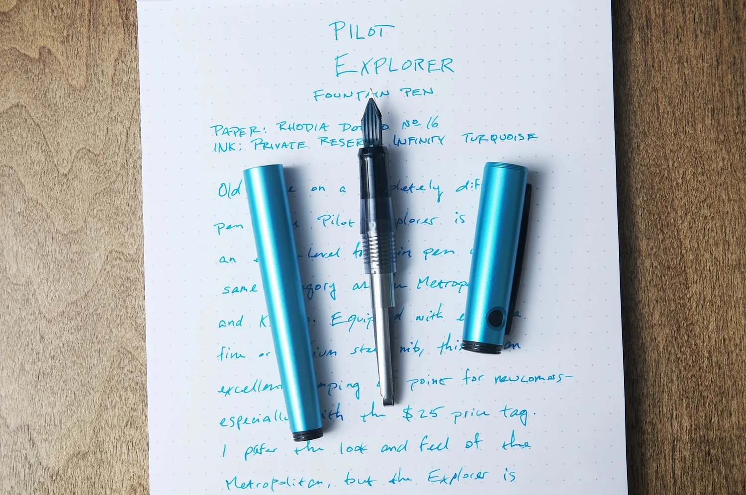 Pilot Explorer Fountain Pen Review — The Pen Addict