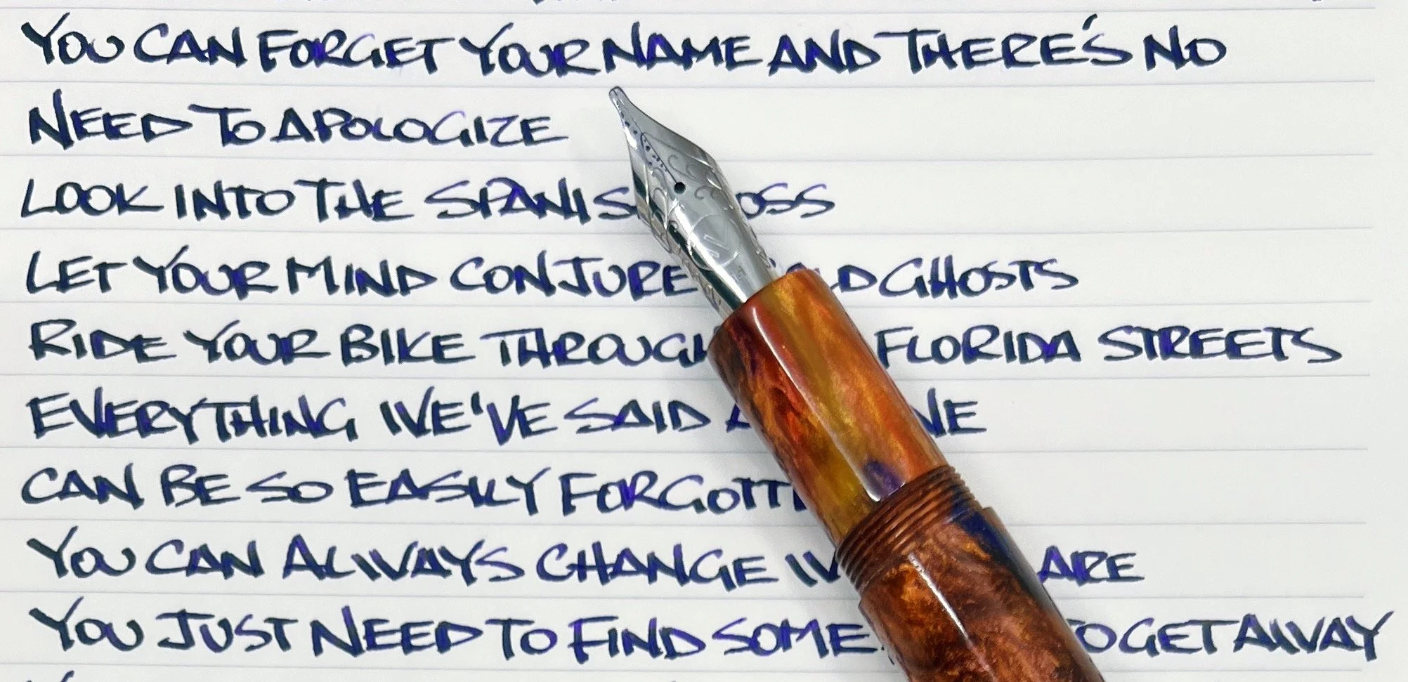 Write Turnz Autumn Medley Fountain Pen Review — The Pen Addict