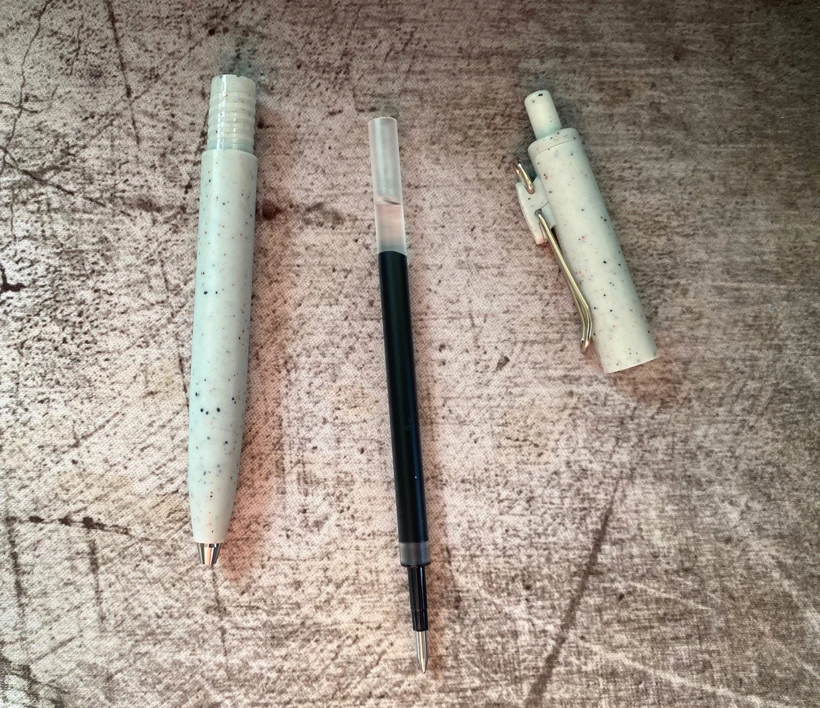 Uni-ball One F Gel Pen 0.5 mm Earth Texture Color Series Review — The ...
