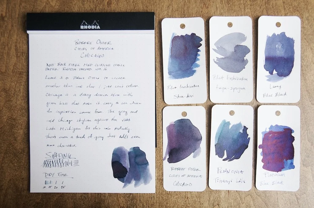 Robert Oster Cities of America: Chicago Ink Review — The Pen Addict
