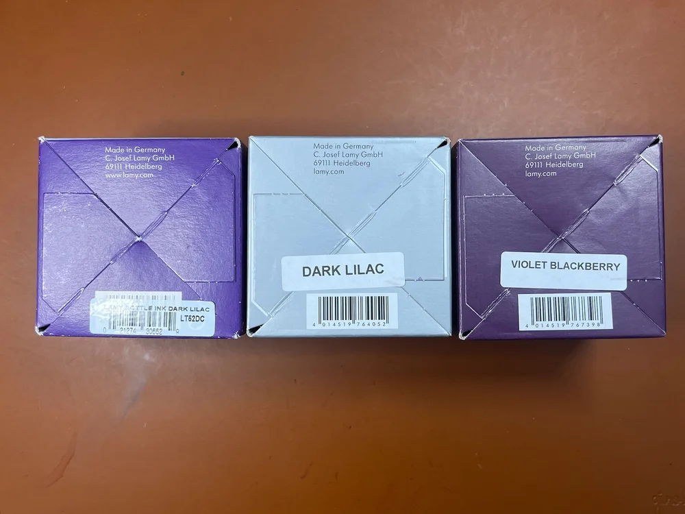 Lamy Dark Lilac 2024 vs The Original Lamy Dark Lilac 2016 — The Pen Addict