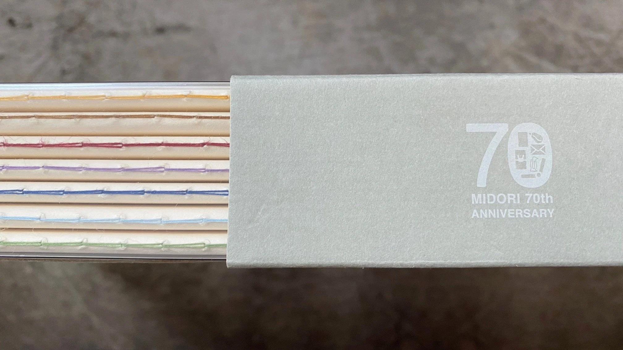 Midori MD Notebook Light: 7-Color Set, 70th Anniversary Limited Edition ...