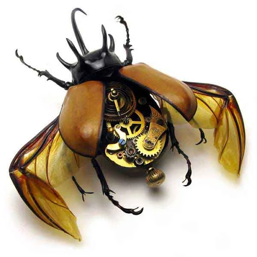 Steampunk Insect Cyborgs by artist Mike Libby — 5 things I learned today