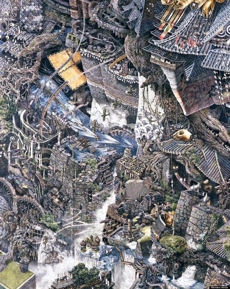 Unstoppable Pen and Ink Landscape from Manabu Ikeda — 5 things I ...