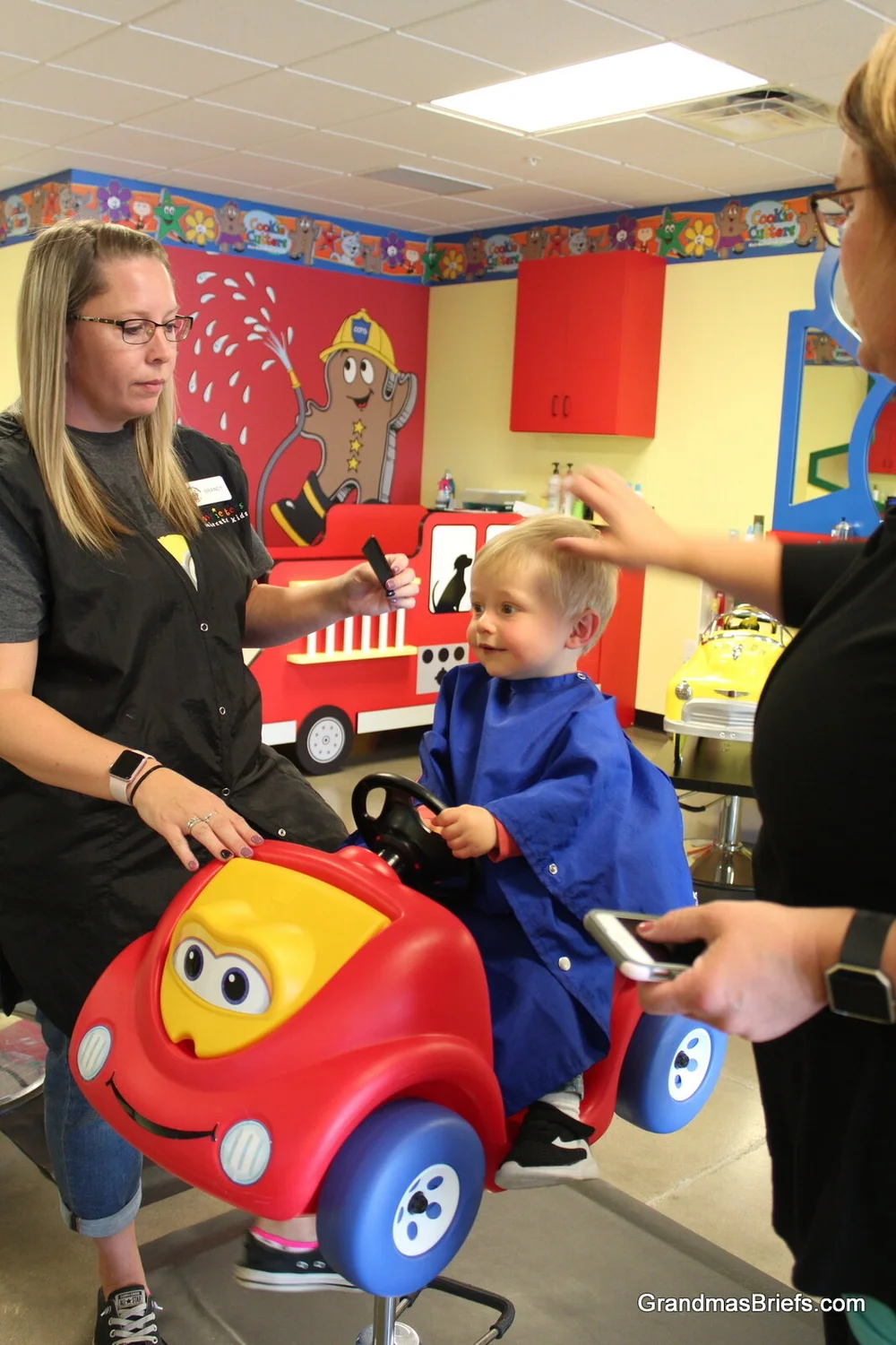 Grandma's Briefs — Blog — Firsts for Benjamin: A haircut and a happy ...