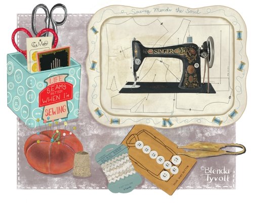 Sewing Machine Art - Blenda Tyvoll Studio