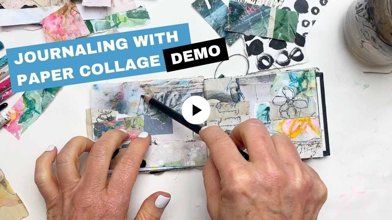 Creating A Mixed Media Collage In My Art Journal