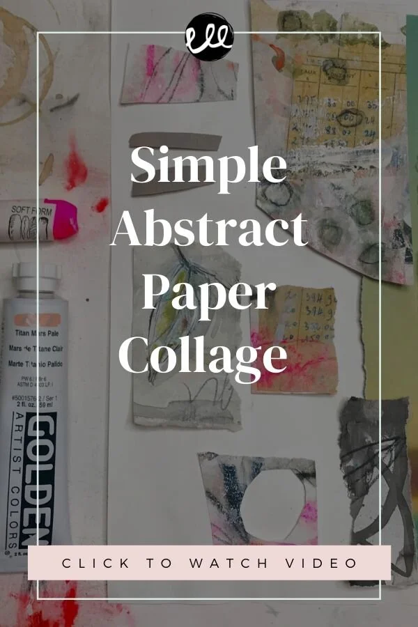Paper Bits Collage Art Tutorial