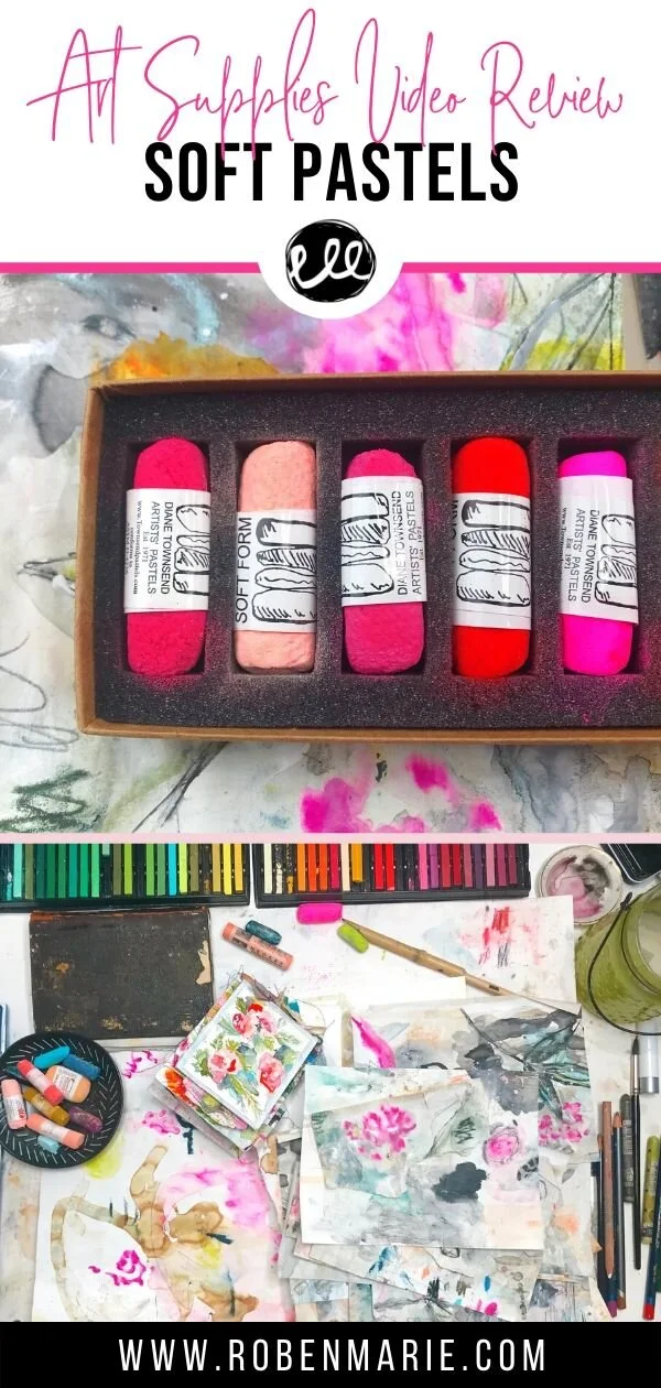 A unique way to use soft pastels