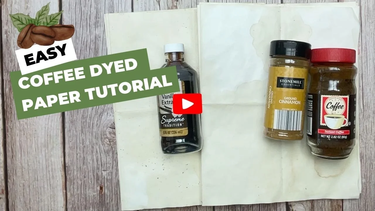 How to Coffee Dye Paper