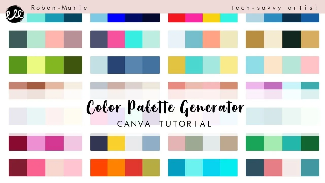 How to use Canva's Custom color palette generator