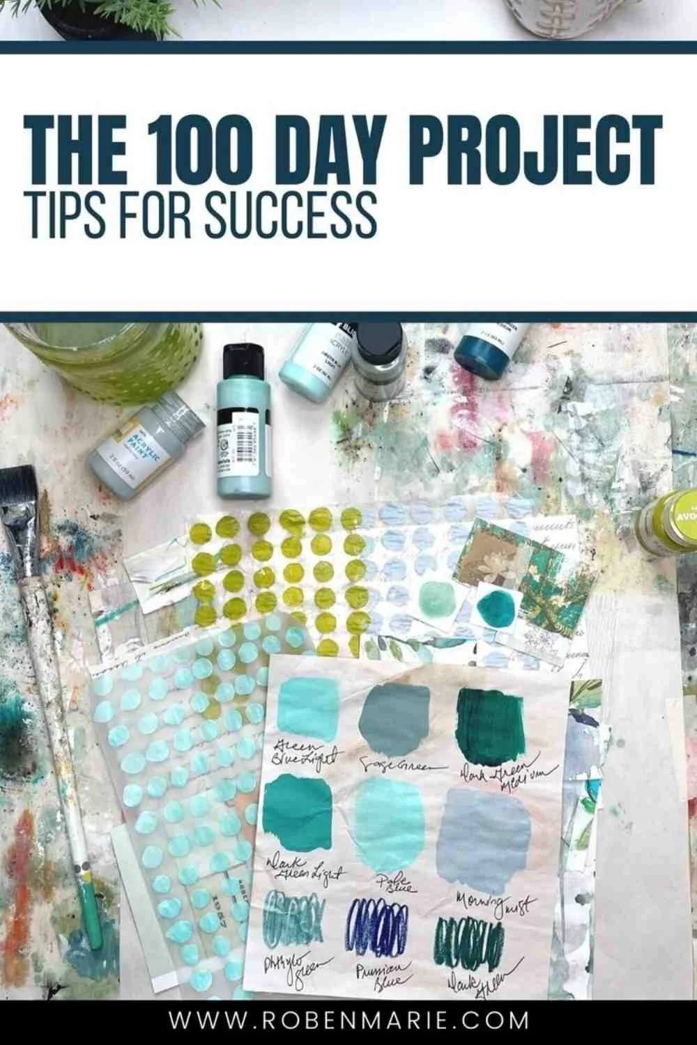 5 Tips to be Successful in the 100 Day Art Challenge