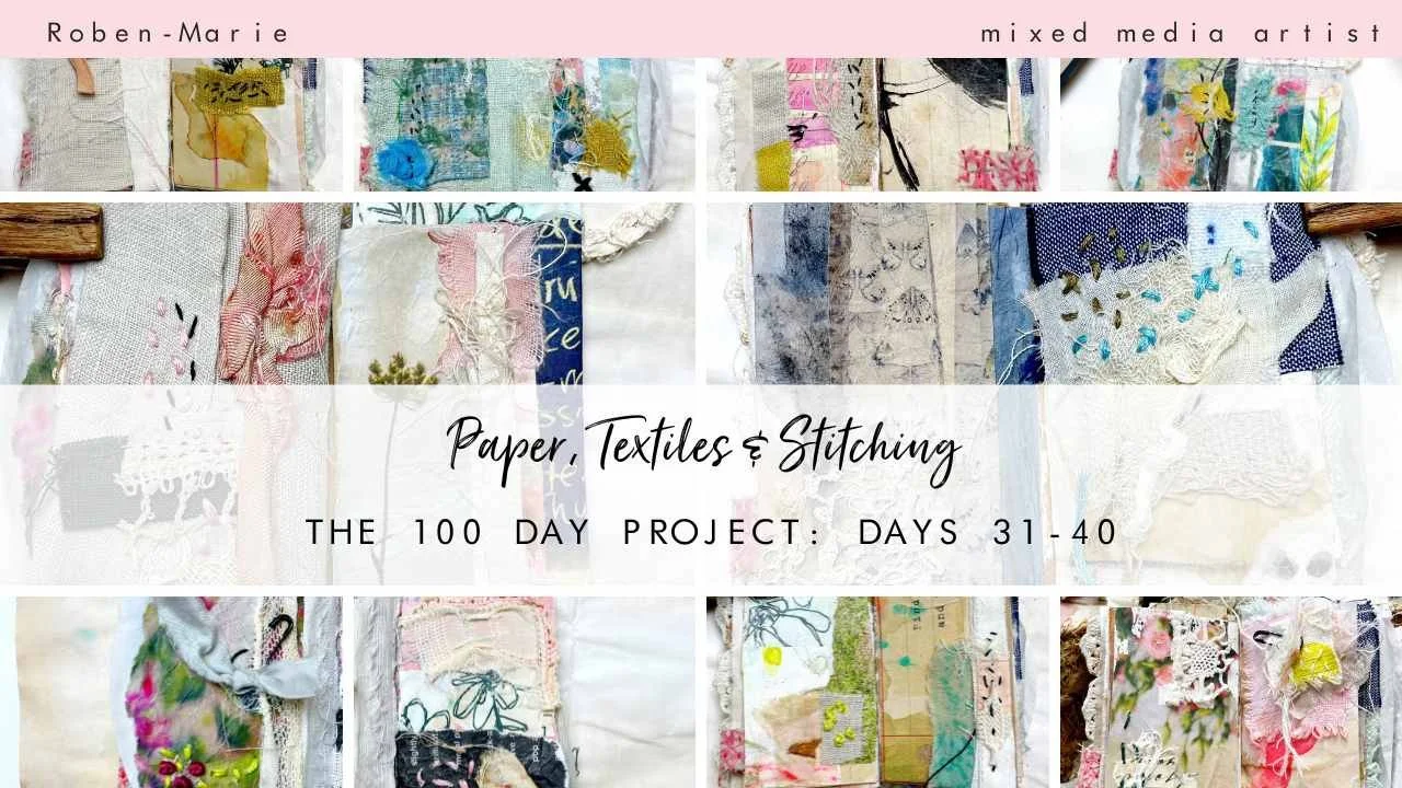 Art Projects Days 31 - 40: The 100 Day Project 2023 by Roben-Marie Smith