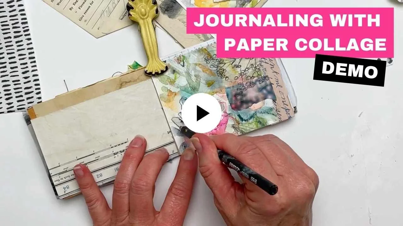 Create Something Beautiful: A Collage Journaling Demo