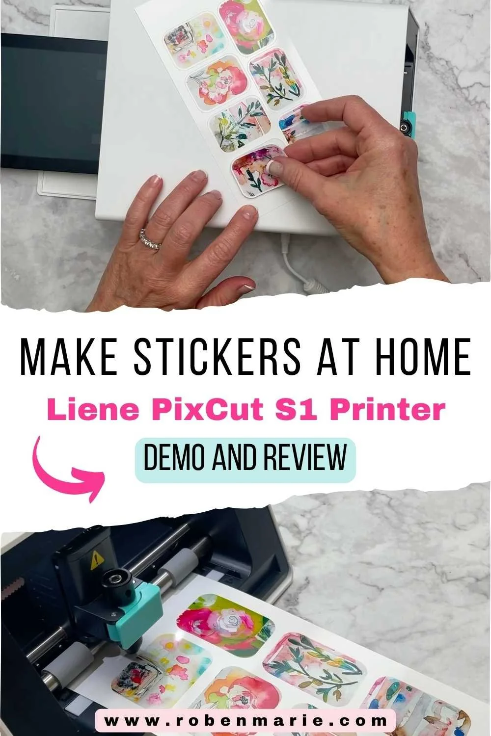 Make Stickers at Home with the Liene PixCut S1 Sticker Printer and Cutter