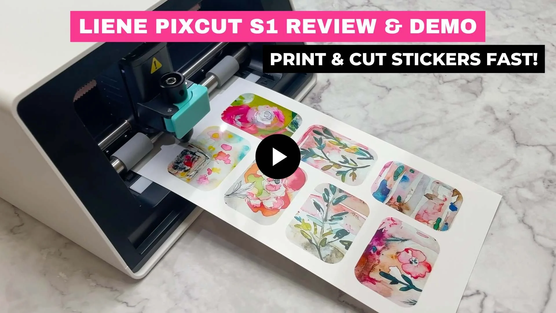 Make Stickers at Home with the Liene PixCut S1 Sticker Printer and Cutter