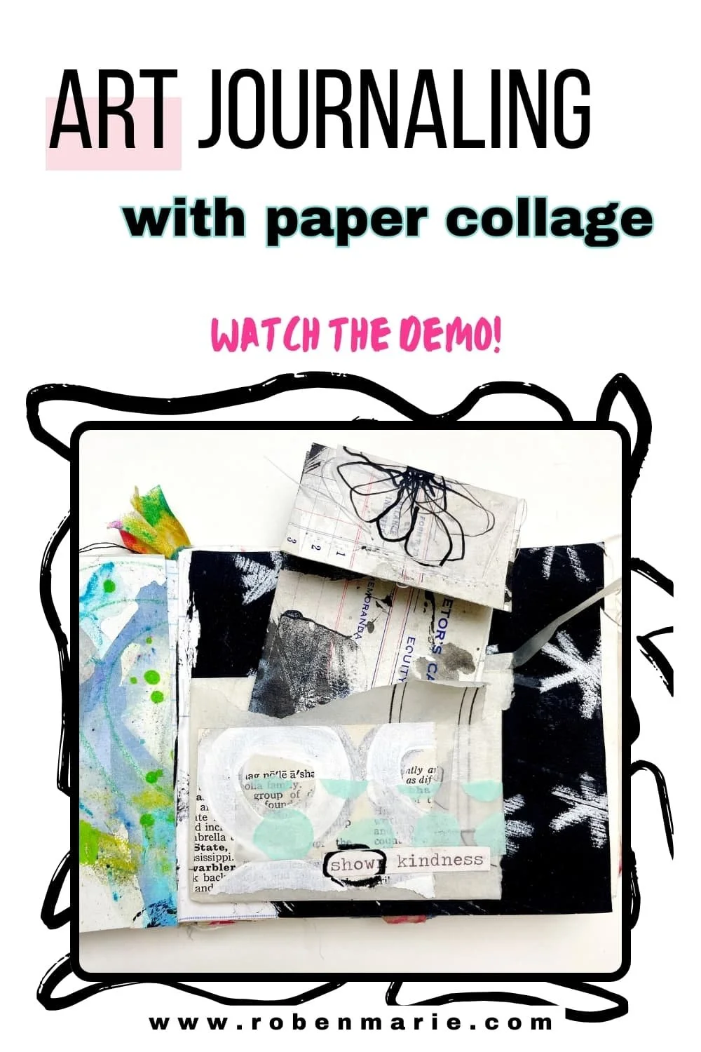 Art Journaling With Paper Collage: A Step-by-Step Demo